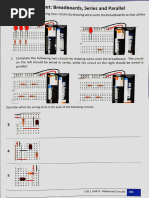 Circuits On A Breadboard | PDF | Series And Parallel Circuits | Resistor