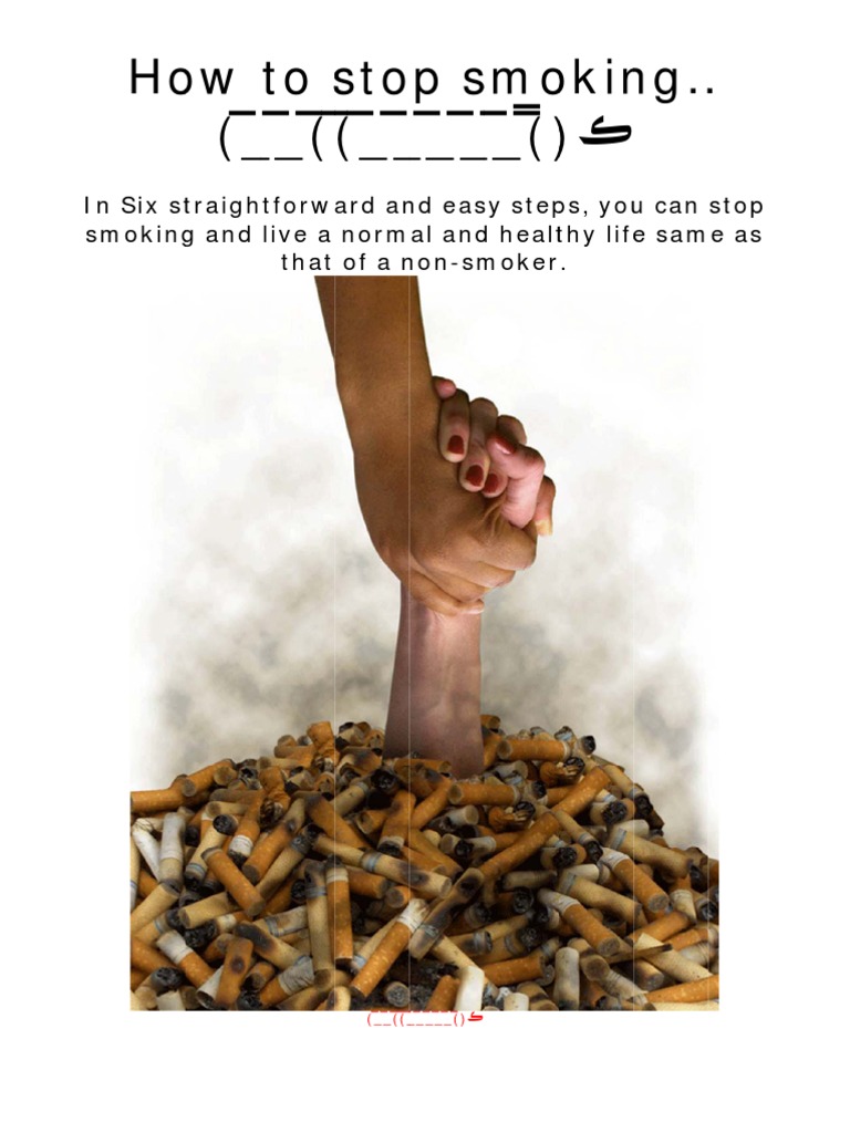 Effective Strategies to Quit Smoking | PDF | Lifestyle