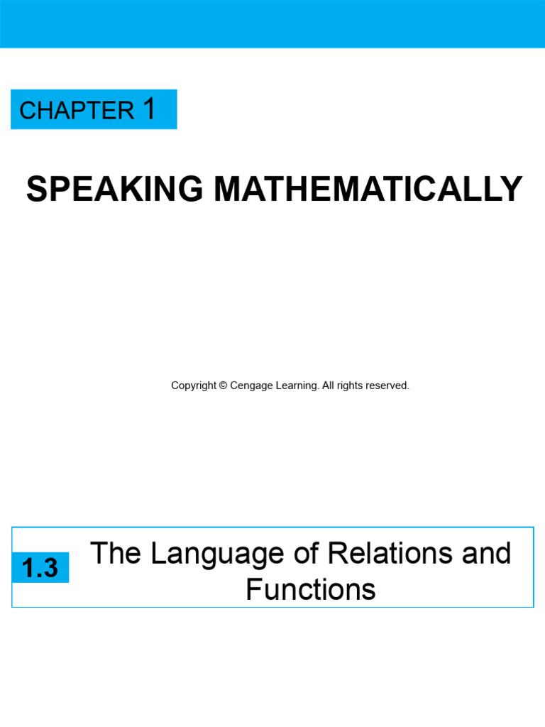 EppDM5e 01 03 | PDF | Function (Mathematics) | Functions And Mappings