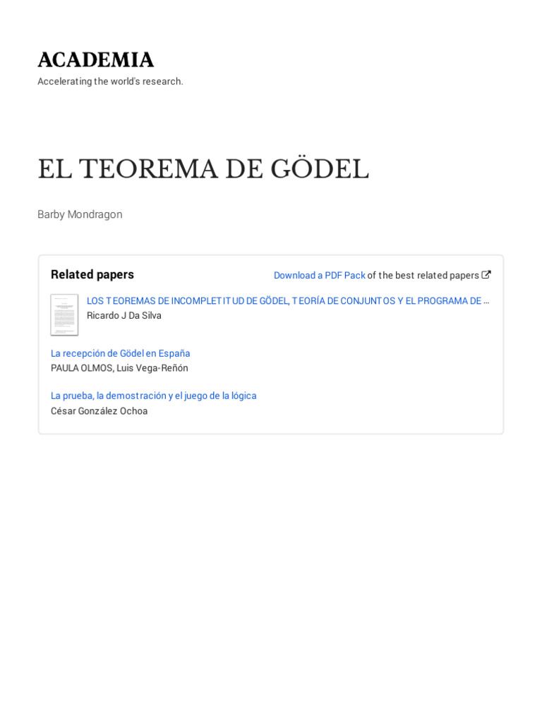 Matematicas .El - Teorema.de - Godel.Ernest - Nagel. .James.R.Newman ...