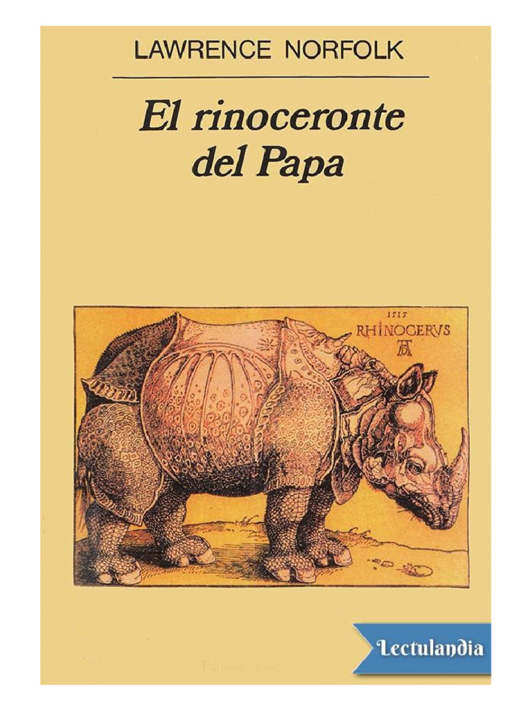 El Rinoceronte Del Papa | PDF
