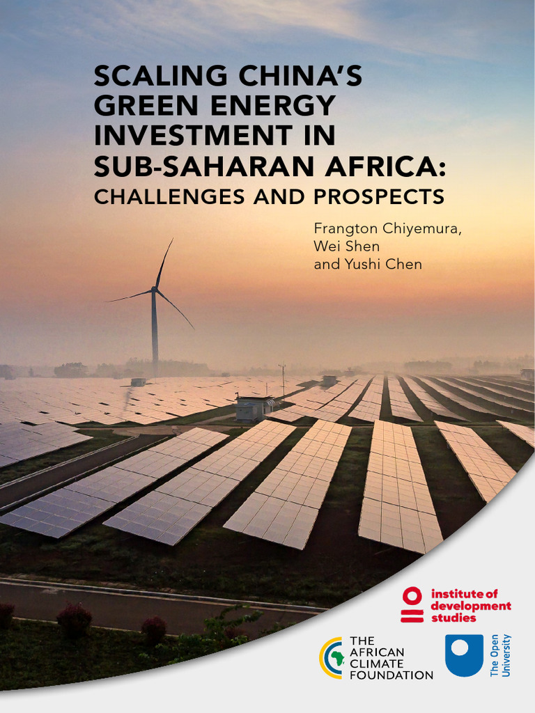 Chinese Green Energy Investments in Africa | PDF | Renewable Energy ...