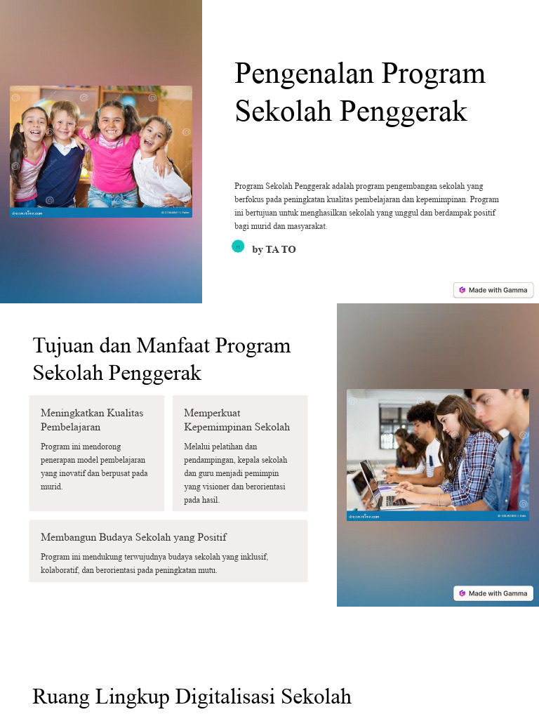 Pengenalan Program Sekolah Penggerak | PDF