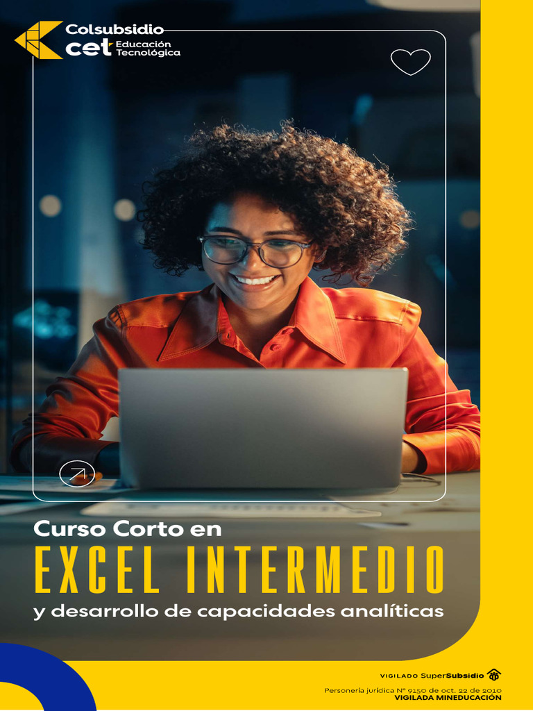 Brochure Curso Excel Intermedio Desarrollo Capacidades Analiticas | PDF | Informática | Ciencias ...