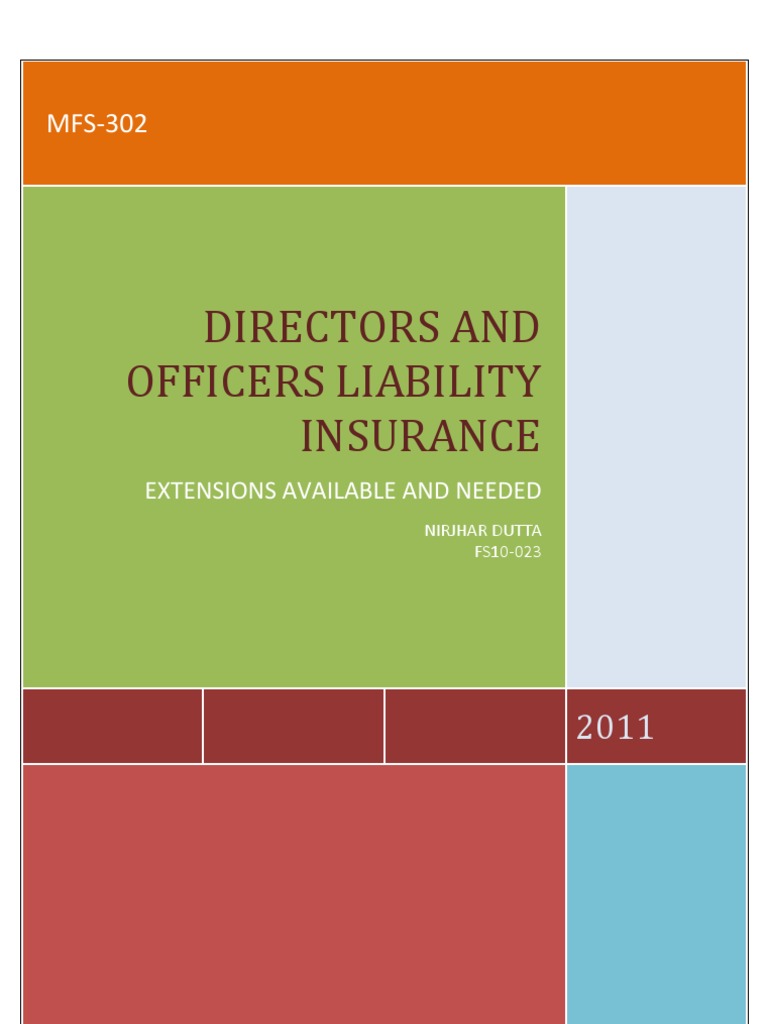 Liability MFS-302 Project Draft | PDF | Board Of Directors | Liability ...