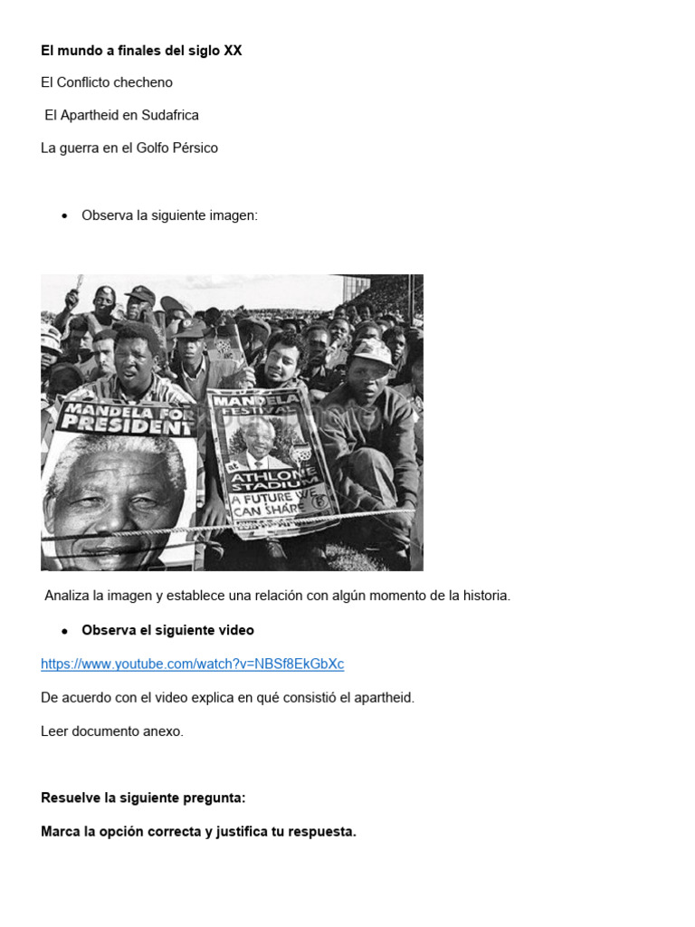 Clase 9A y 9B | PDF | Chechenia | Segregación racial