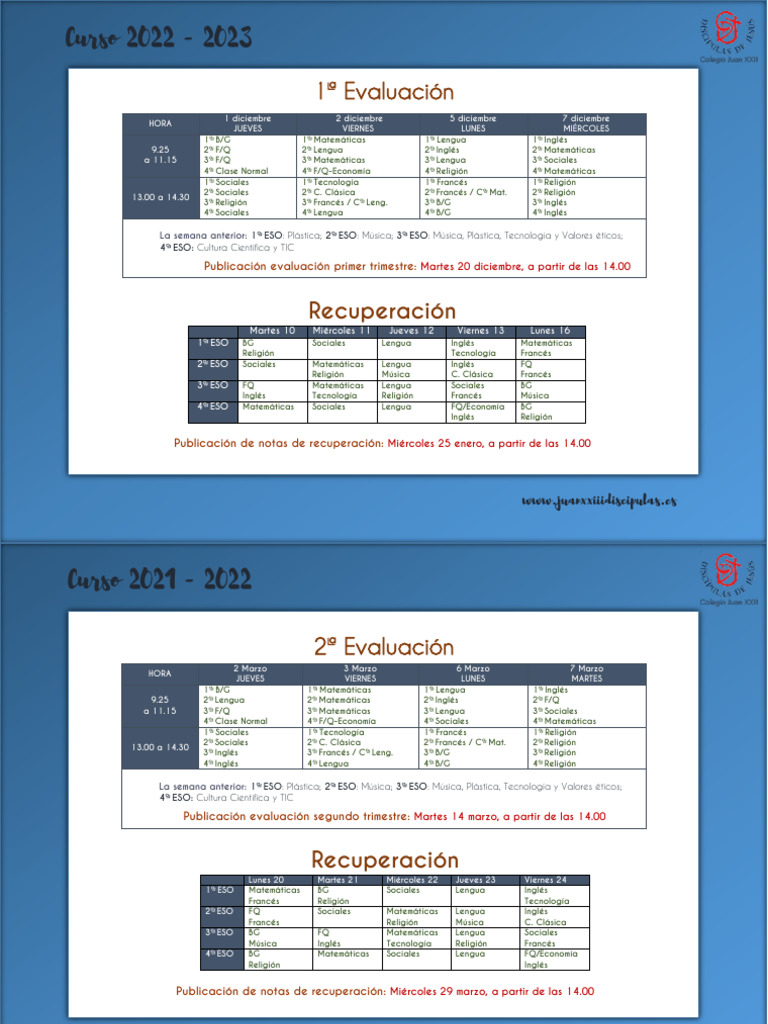 Examenes 2022 - 2023 | PDF