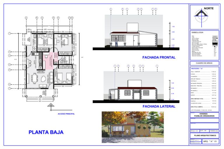 Plano ARQ-A 103.96 m2 | PDF