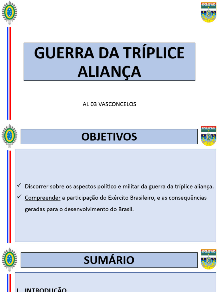Aspectos da Guerra da Tríplice Aliança | PDF | Brasil | Conflitos