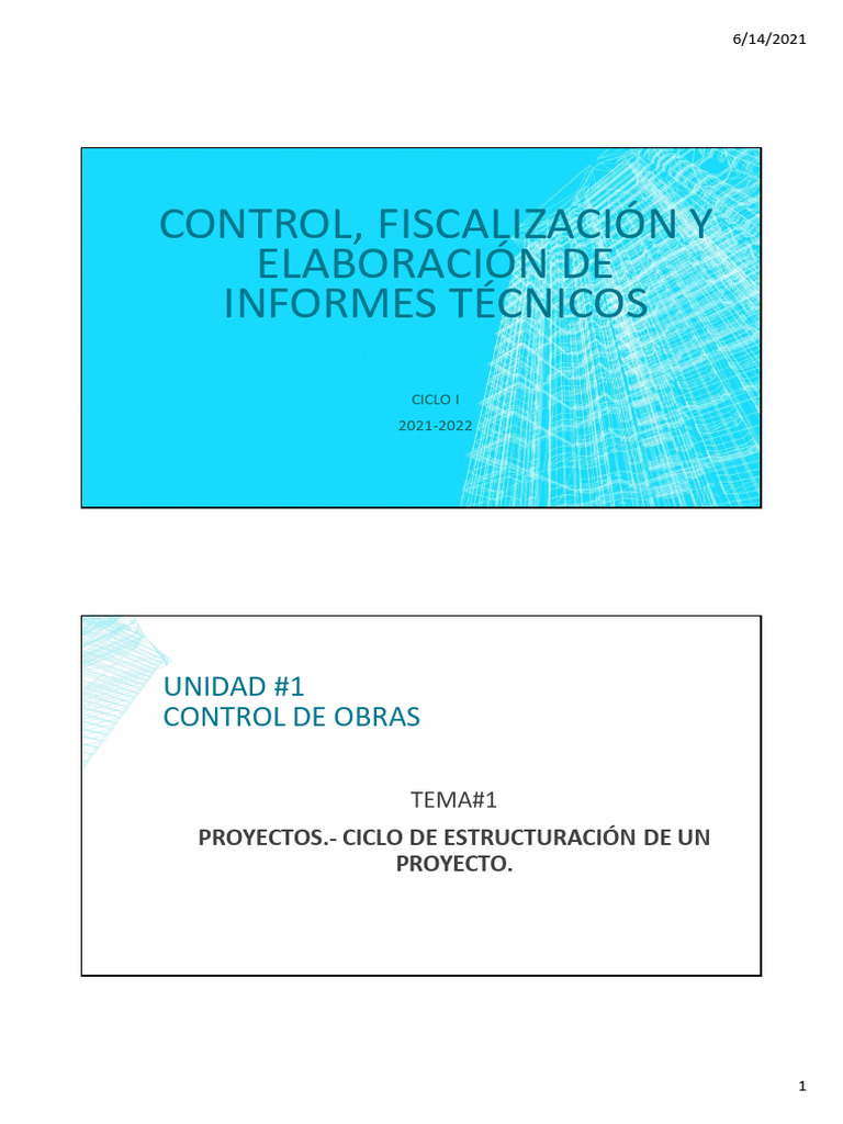 Clase 2 - Control, Fiscalización y Elaboración de Informes Técnicos | PDF | Presupuesto ...