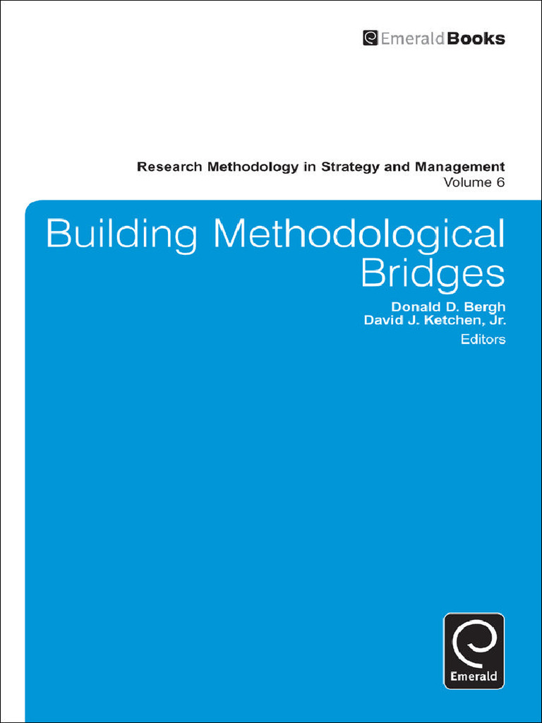 (Research Methodology in Strategy and Management 6) Donald D. Bergh and David J. Ketchen ...