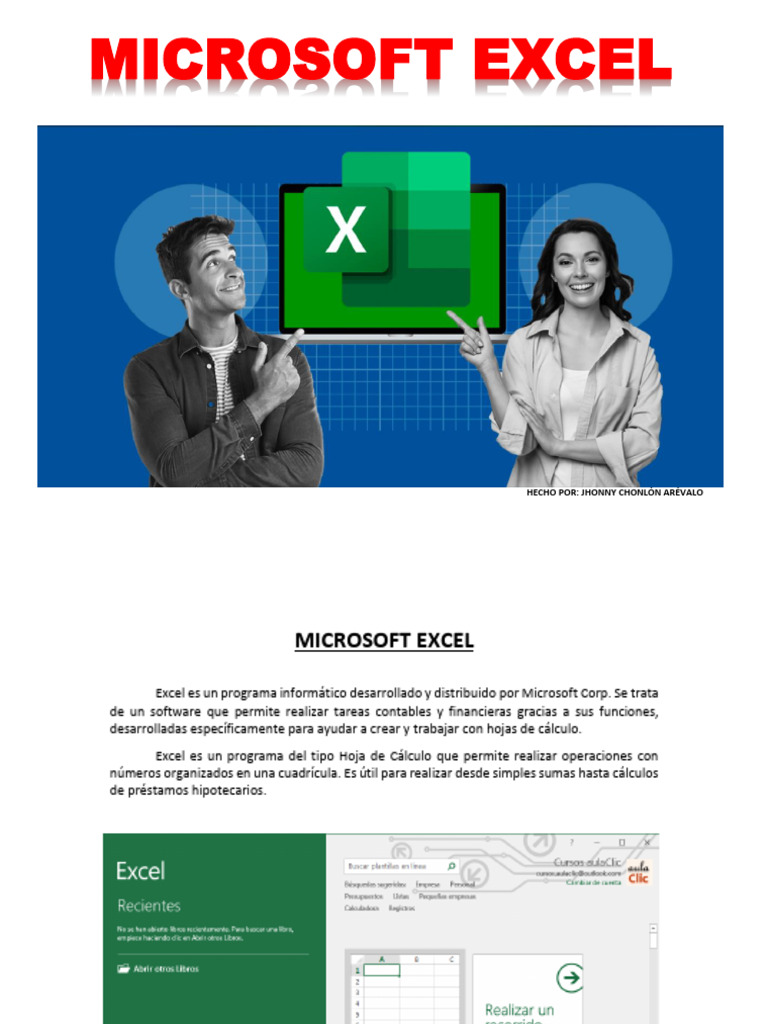 Guía Completa de Microsoft Excel 2016 | PDF | Microsoft Excel | Ventana (informática)