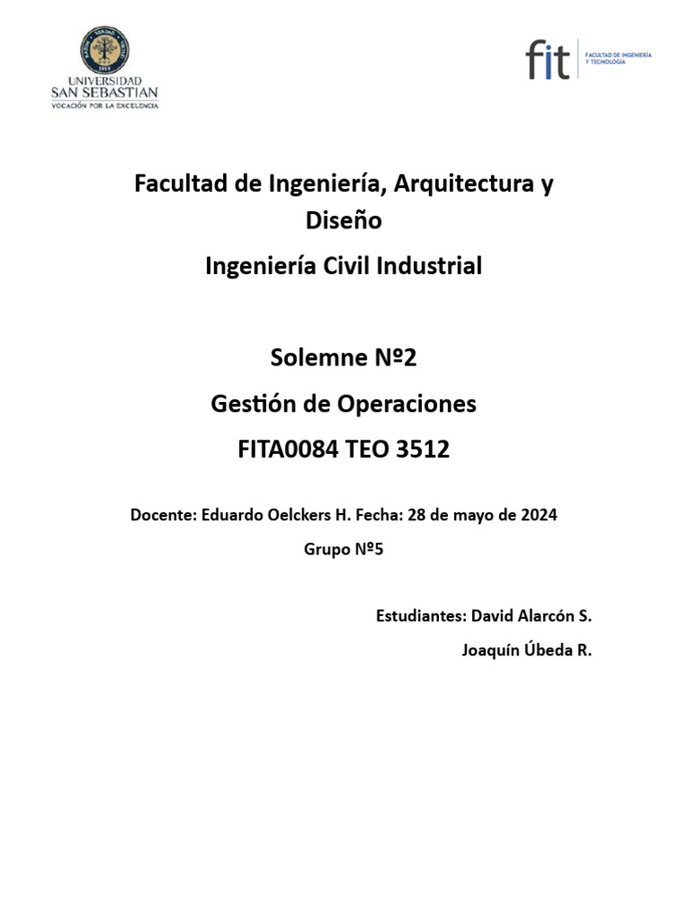 FITA0084 - Sol2 - (Grupo 5) | PDF | Regresión lineal | Inferencia estadística