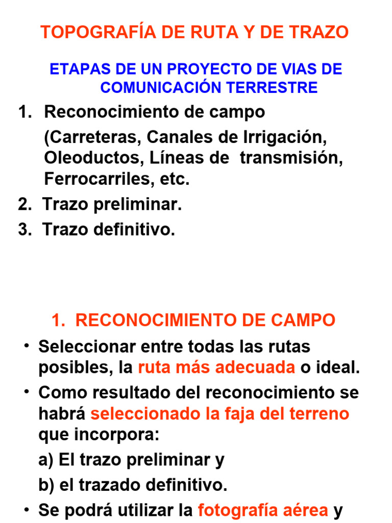 Topografía y Trazo de Vías Terrestres | PDF | Pendiente | Curva