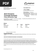 Insurance Declarations Page Geico | PDF | Insurance