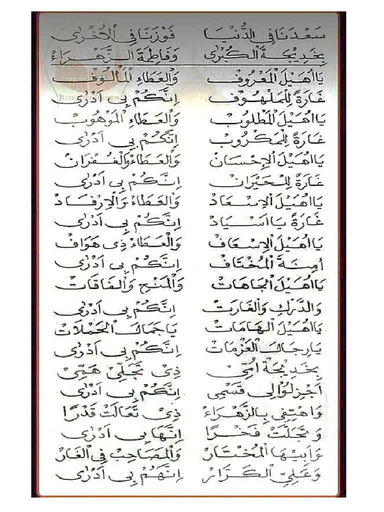 Sholawat Mbah Moen | PDF
