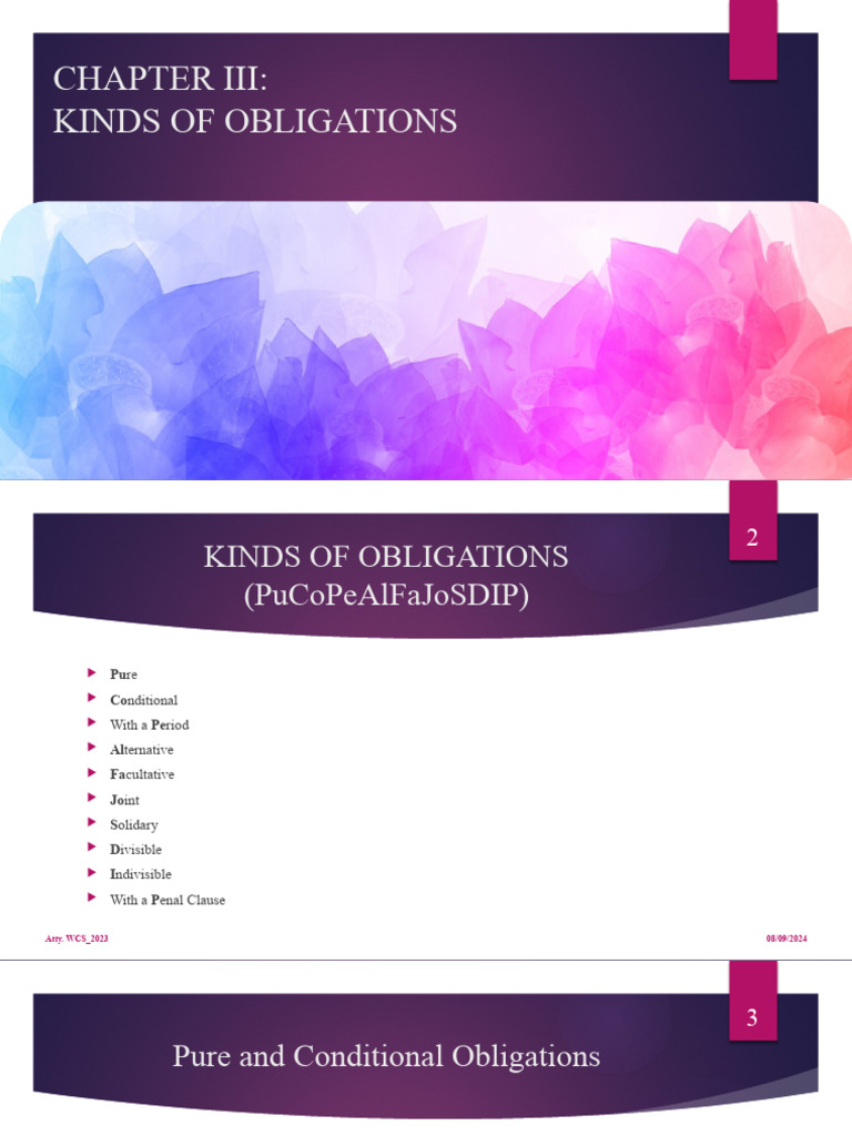 Types of Legal Obligations Explained | PDF | Breach Of Contract ...