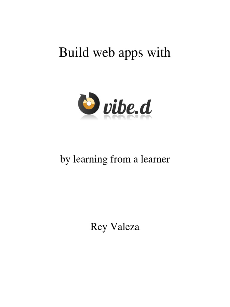 Build Web Apps in Vibe | PDF | Library (Computing) | Source Code