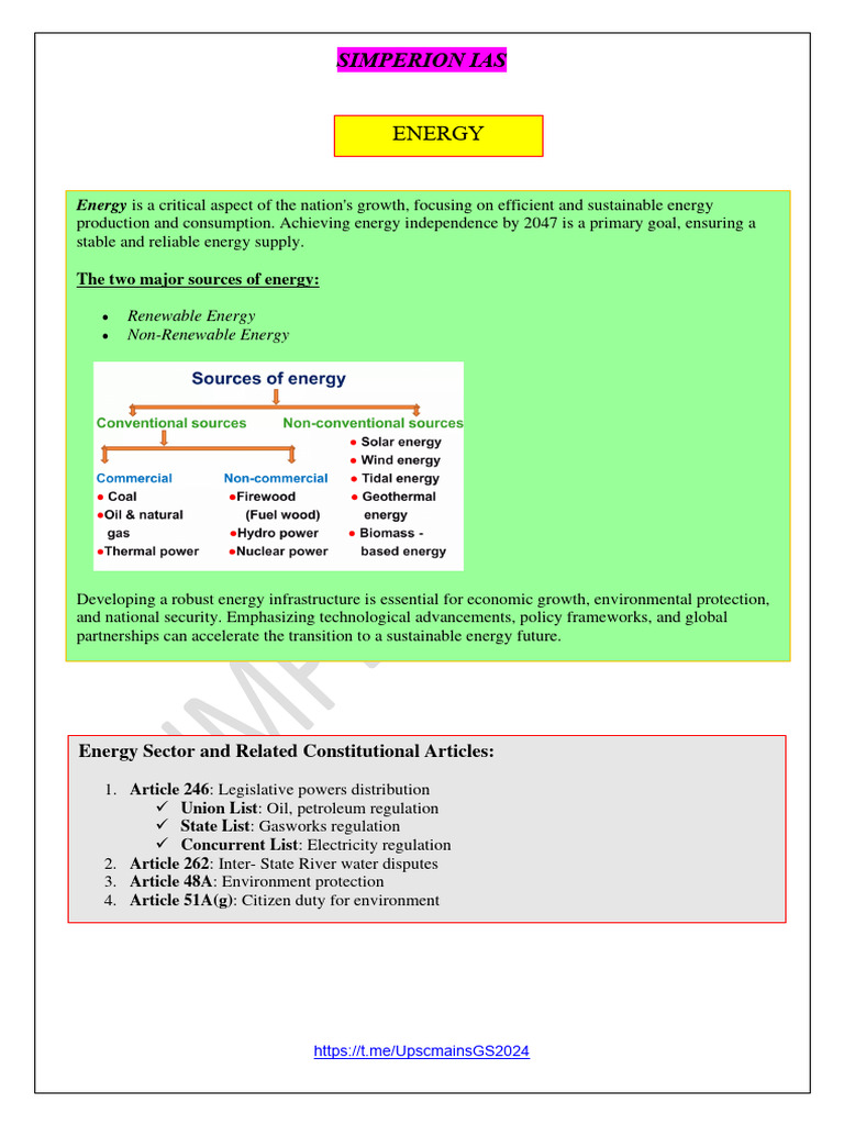Energy Resources | PDF | Solar Power | Renewable Energy