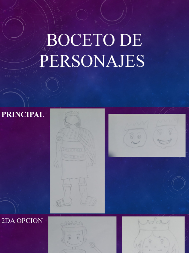 Boceto de Personajes | PDF