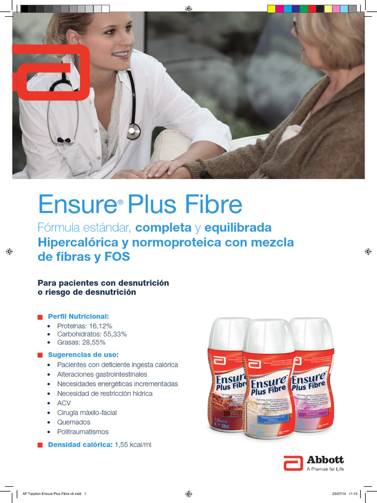 Nutricion (Adulta e Infantil) - Dietas Estandar Orales - Con Fibra ...