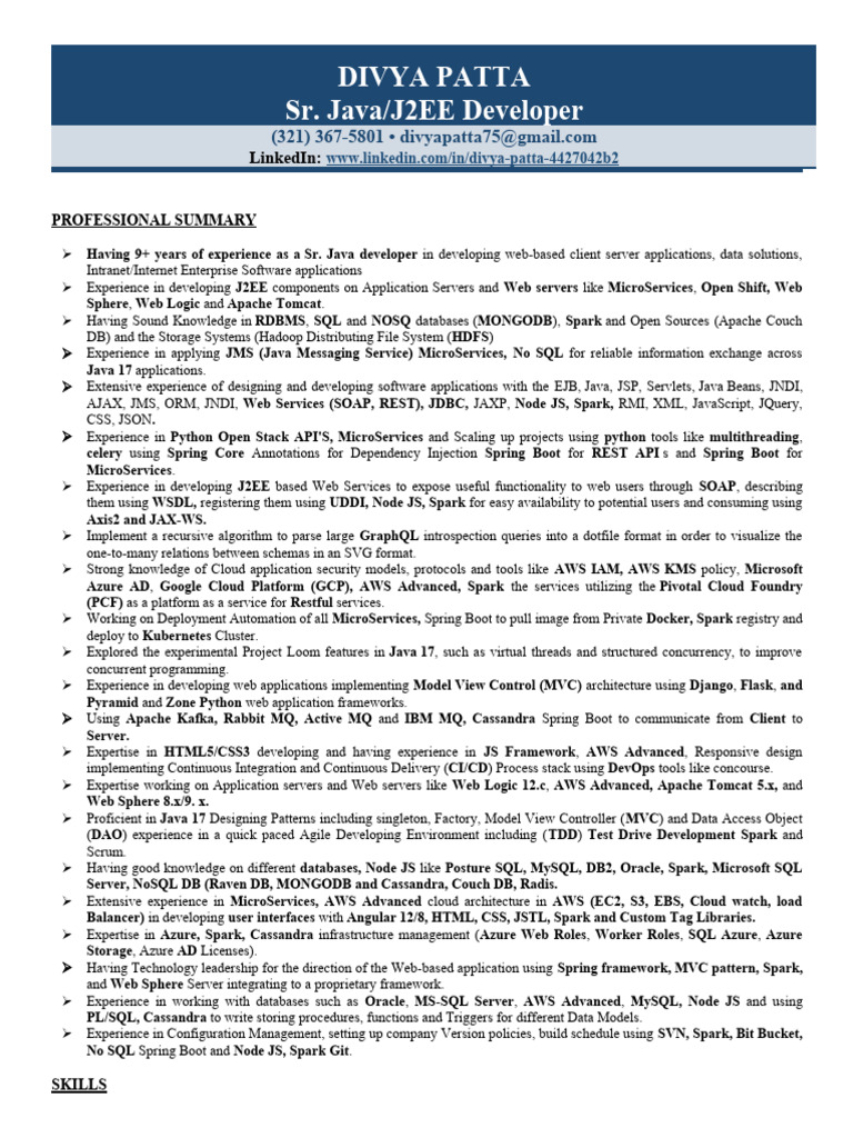 Divya Patta Java | PDF | Spring Framework | Apache Spark