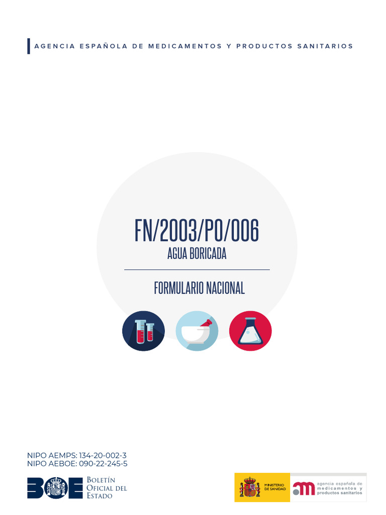 fn_2003_po_006 | PDF | Medicamentos con receta | Agua