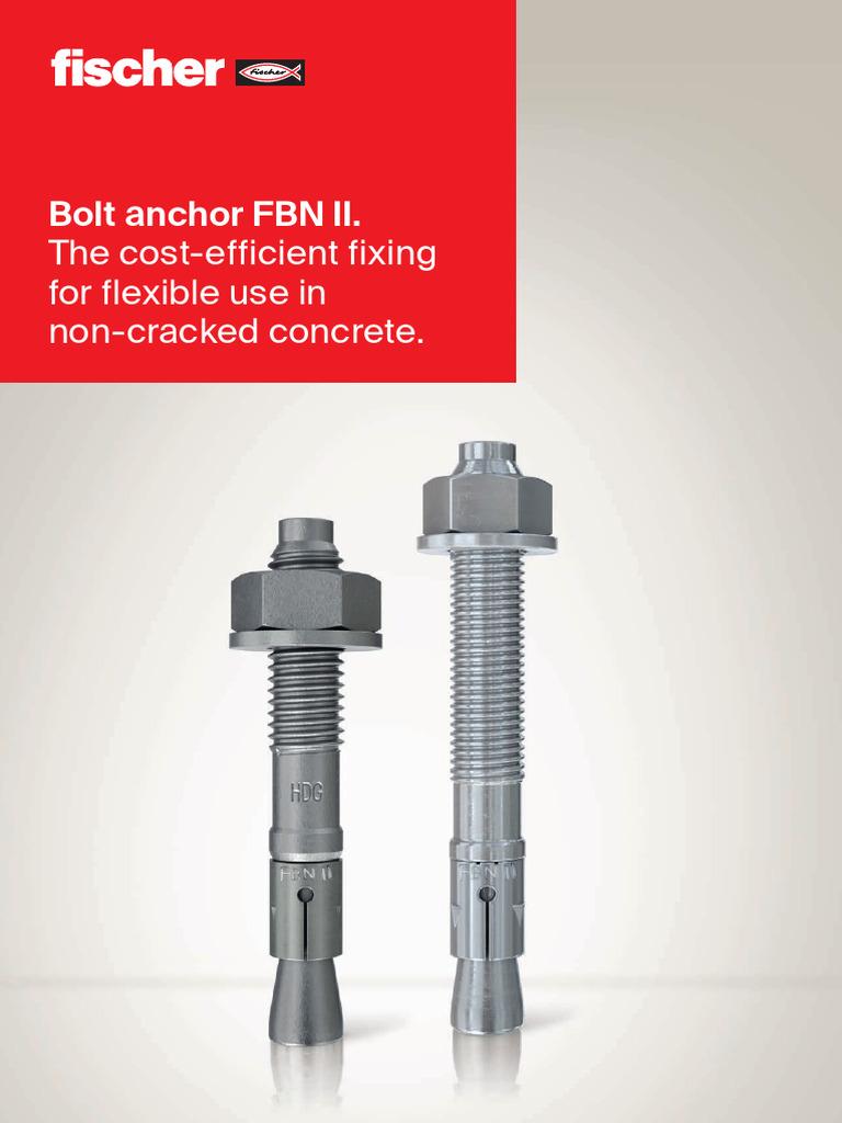 Cost-Effective Bolt Anchor FBN II | PDF | Screw | Nut (Hardware)