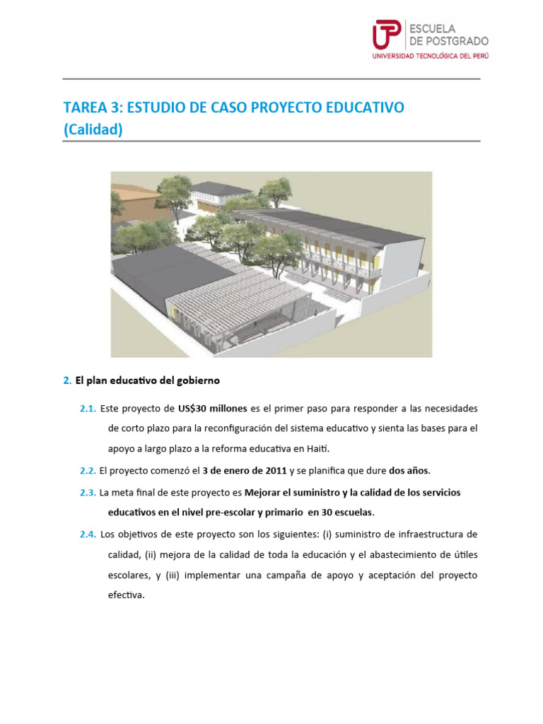 Tarea 3 - Calidad - YCA | PDF | Enseñando | Business