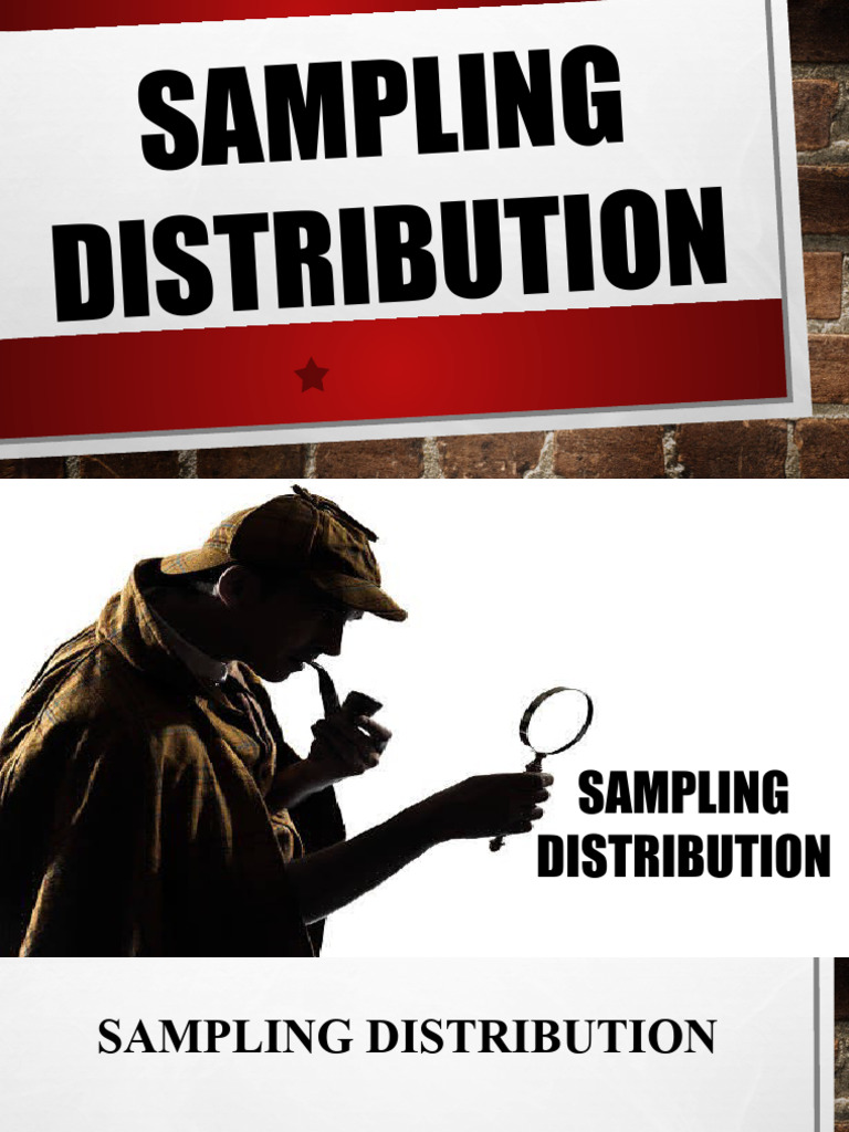 Sampling Distribution | PDF | Standard Deviation | Probability Distribution Sampling Distribution | PDF | Standard Deviation | Probability Distribution