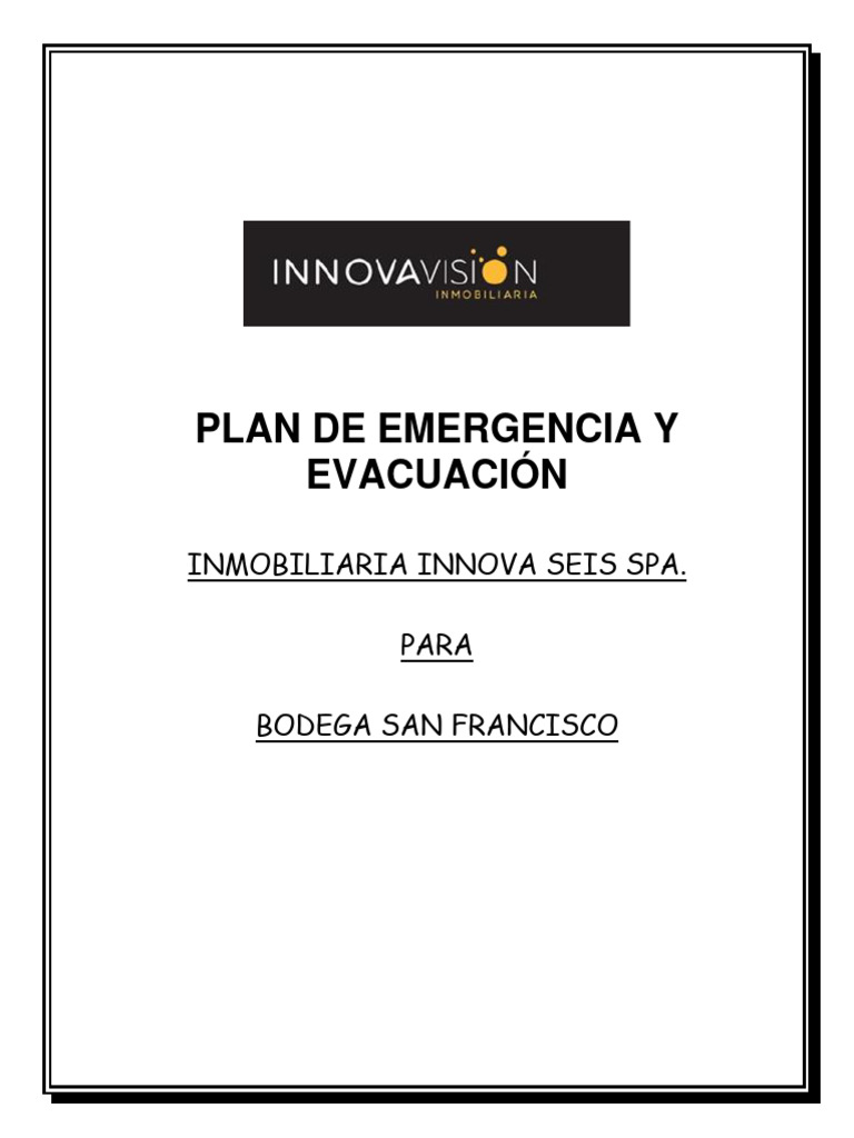 I6 PLan de Emergencia y EvacuaciÃ N | PDF | Primeros auxilios | Bombero