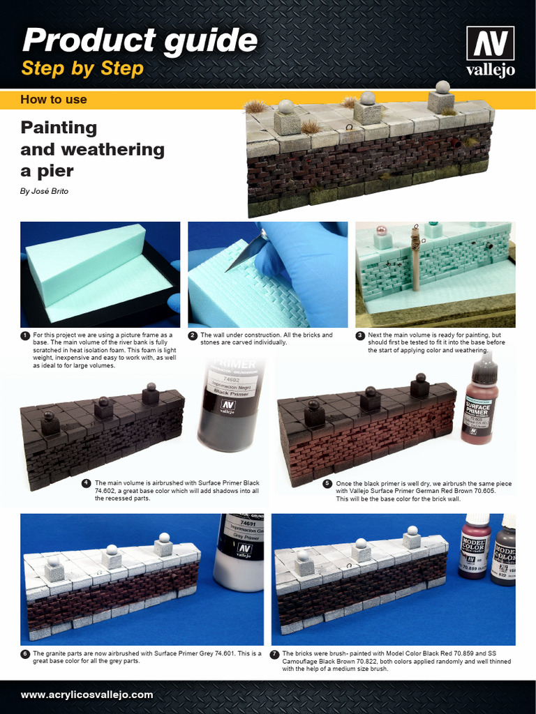 Vallejo Stepbystep Painting and Weathering A Pier EN | PDF | Color | Green