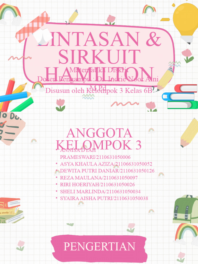 Kelompok 3 - 6b - Lintasan Dan Sirkuit Hamilton | PDF