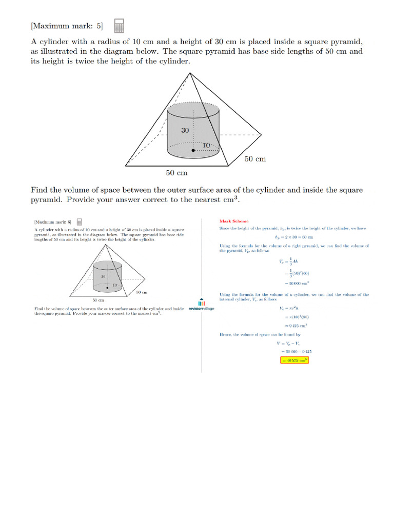 IB Math Right Pyramids 1 | PDF