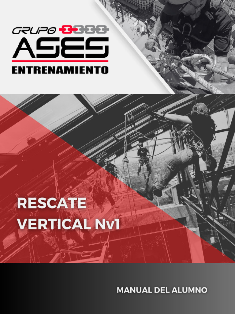 Manual Del Alumno Rescate Vertical NV1 | PDF | Cuerda