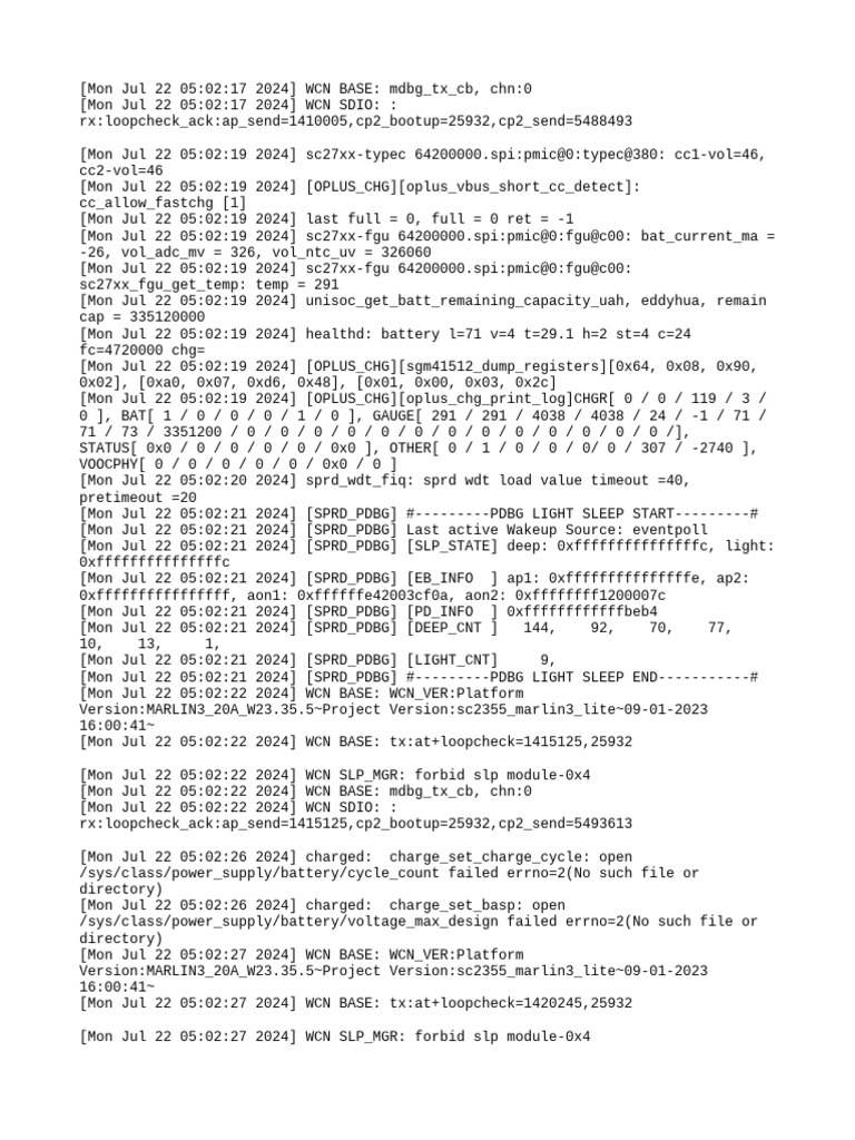 Battery and System Log Analysis | PDF | Directory (Computing ...