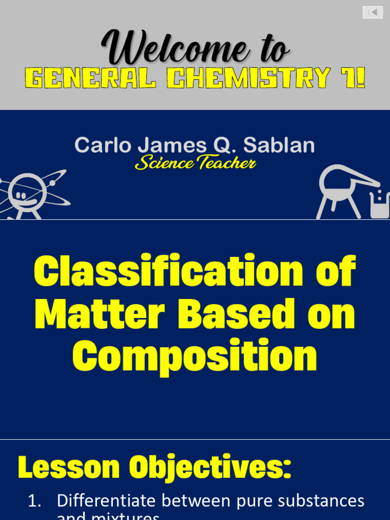 2 Classification of Matter Based On Composition | PDF | Mixture ...