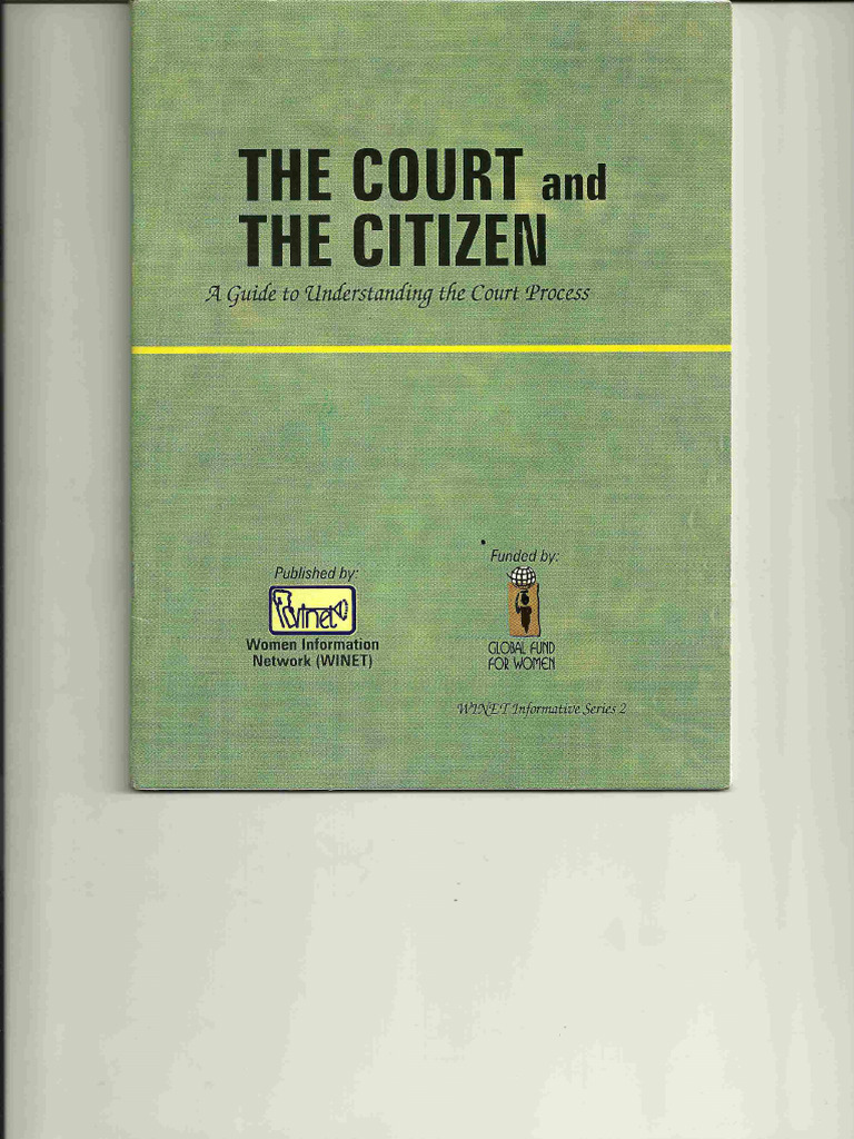 The Court and The Citezen | PDF