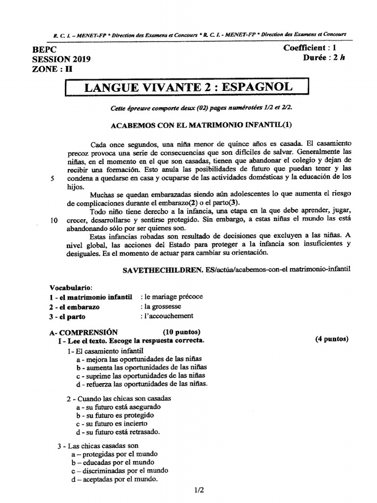 Bepc-Z2-Esp LV2-2019 | PDF