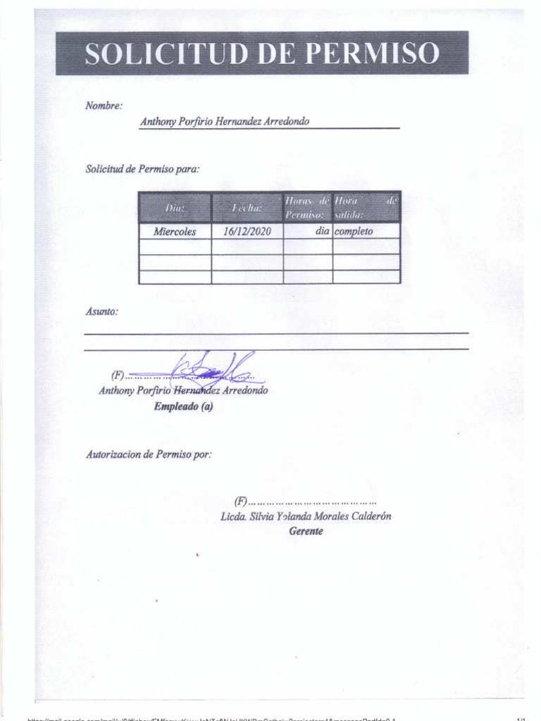 PERMISO | PDF