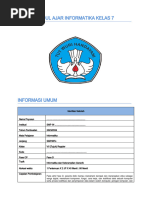 Modul Ajar Informatika Kelas 7 Deep Learning | PDF