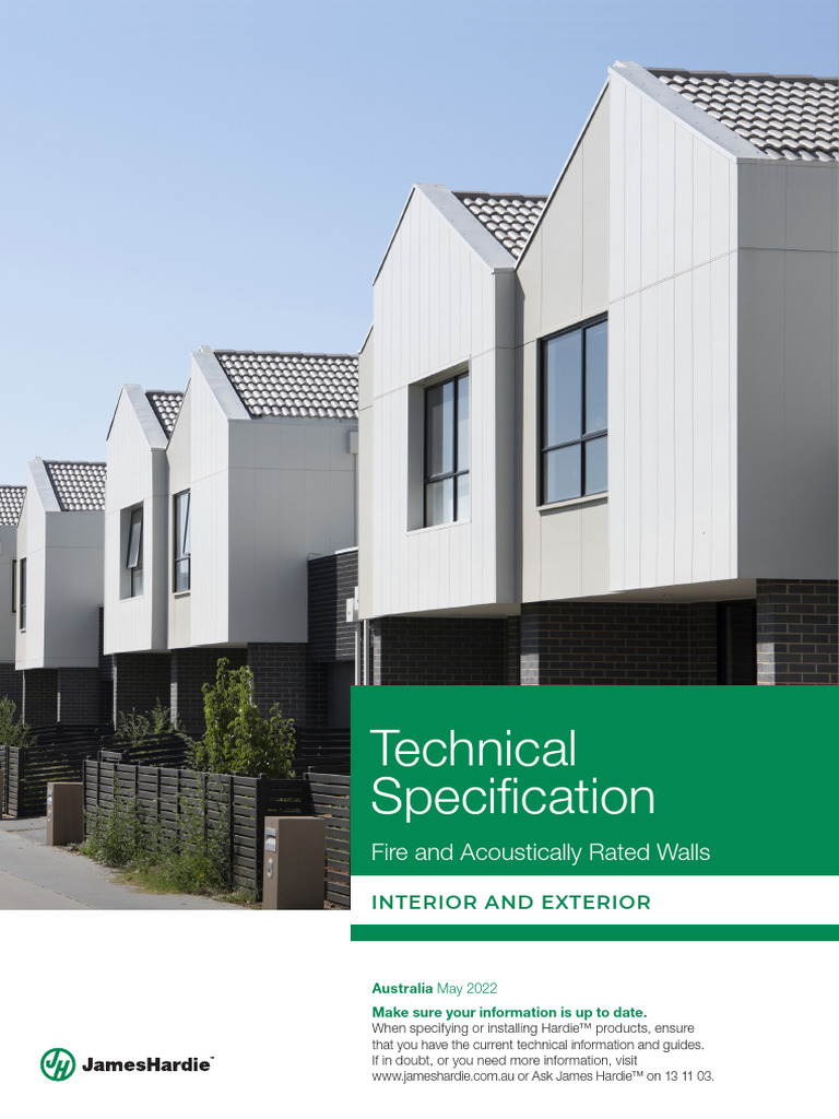 Fire and Acoustically Rated Wall Technical Specification May22 | PDF ...
