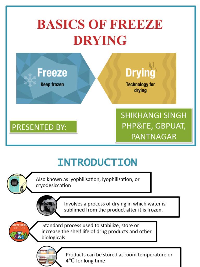 Freeze Drying: Basics for Scientists | PDF