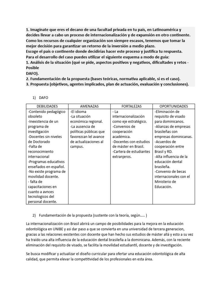 Ejercicios de Examen 2 | PDF | Enseñando | Análisis FODA Ejercicios de Examen 2 | PDF | Enseñando | Análisis FODA