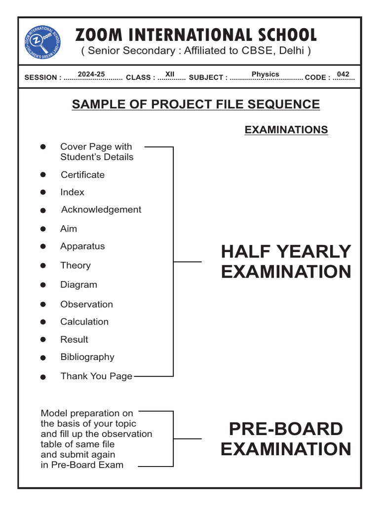 2656physics Investigatory Project Format | PDF
