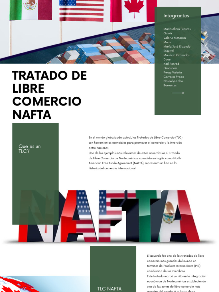 Tratado de Libre Comercio NAFTA | PDF | Tratado de Libre Comercio Norteamericano | Economía mundial