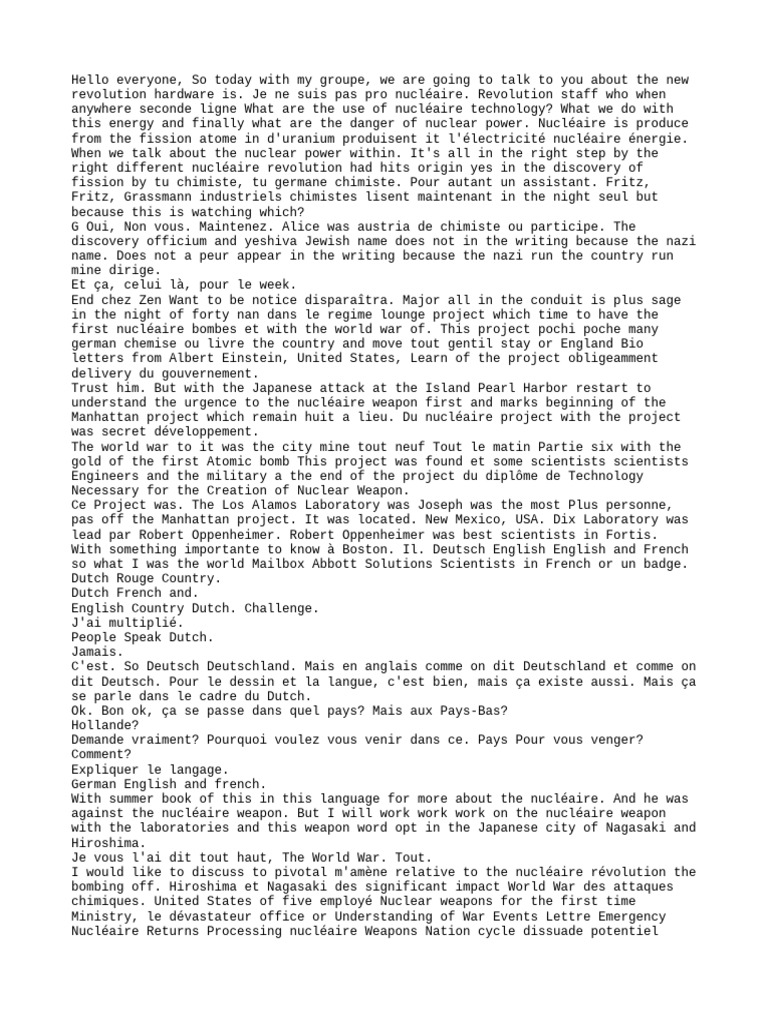 Cours d’anglais | PDF