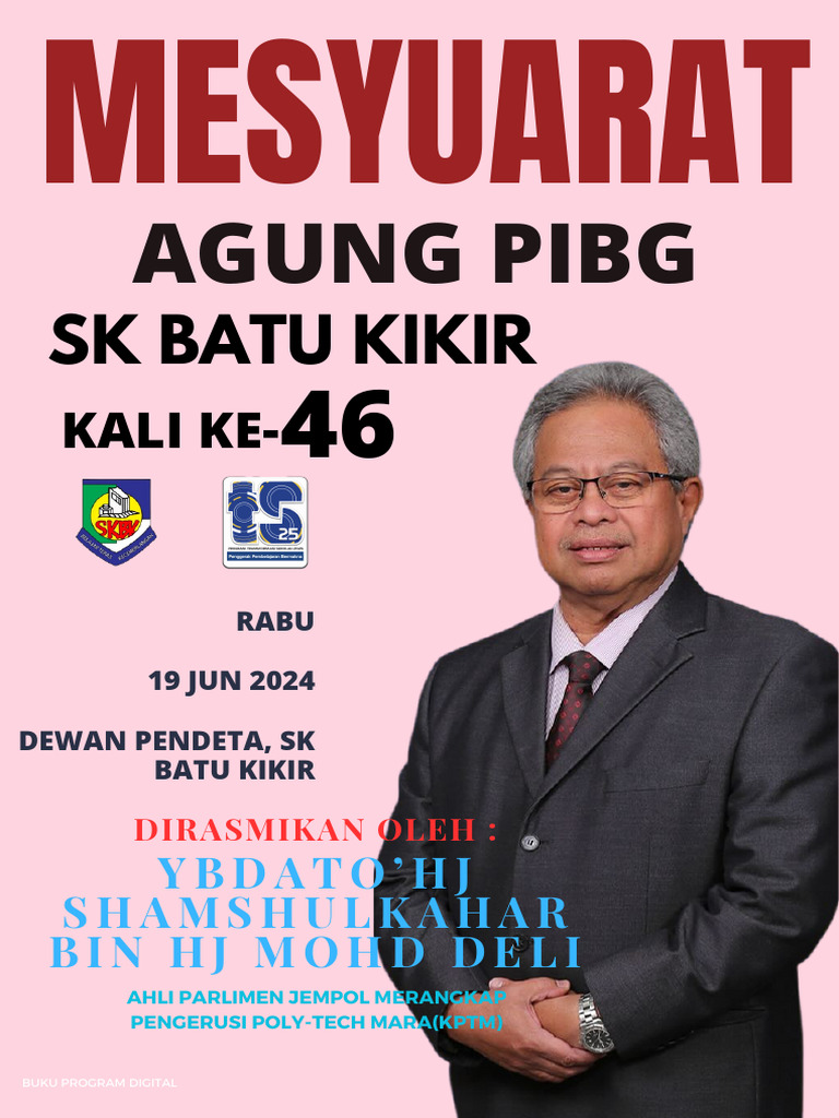 Buku Program Pibg SKBK 2024 | PDF