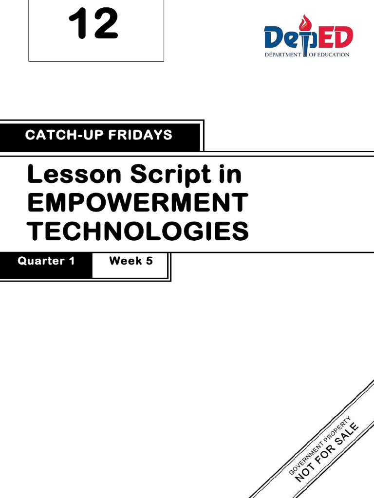 CO-2024-LS-G12-CUF-WEEK5-EmpTech-RVP | PDF | Usability | Educational Technology