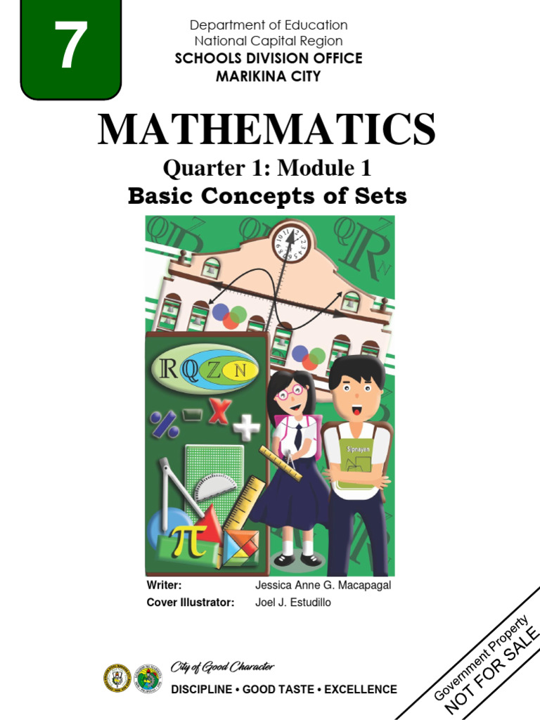 Revalidated MATH GR7 QTR1-MODULE-1 (28 Pages) - 1 | PDF | Set ...